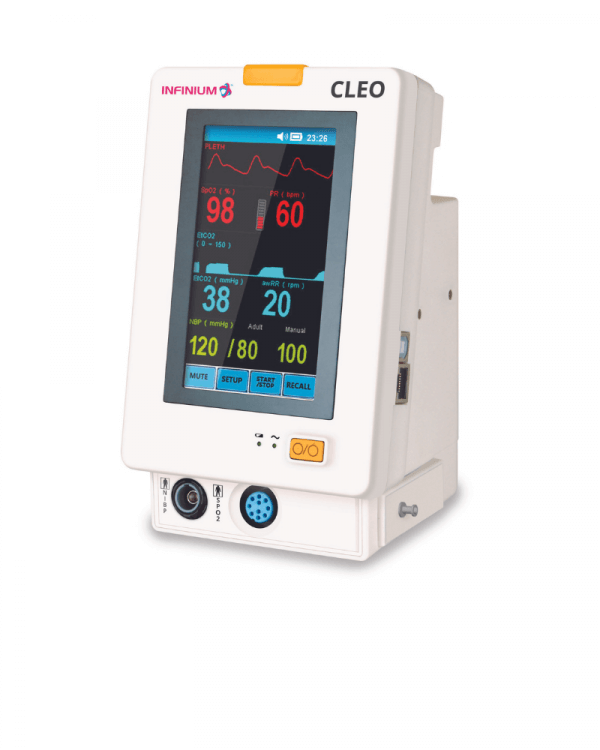 Cleo Compact EtCO2 Monitor with Vitals - Infinium Veterinary