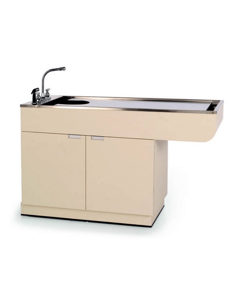 Petlift Veterinary 48in Wet Table Cabinet with Knee Space - Infinium ...