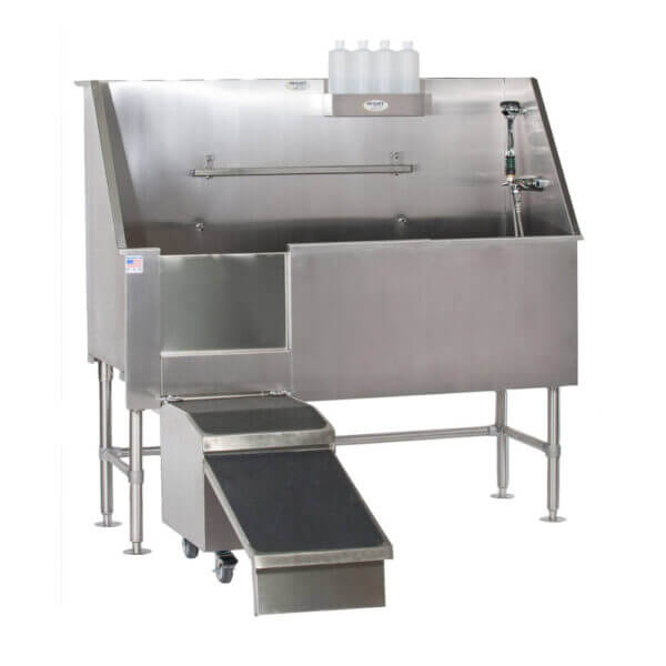 Petlift AquaQuest Stainless Walk-In Tub 48in - Infinium Veterinary