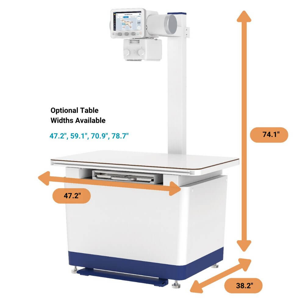 Veterinary X-Ray Integrated Table Top Radiography System