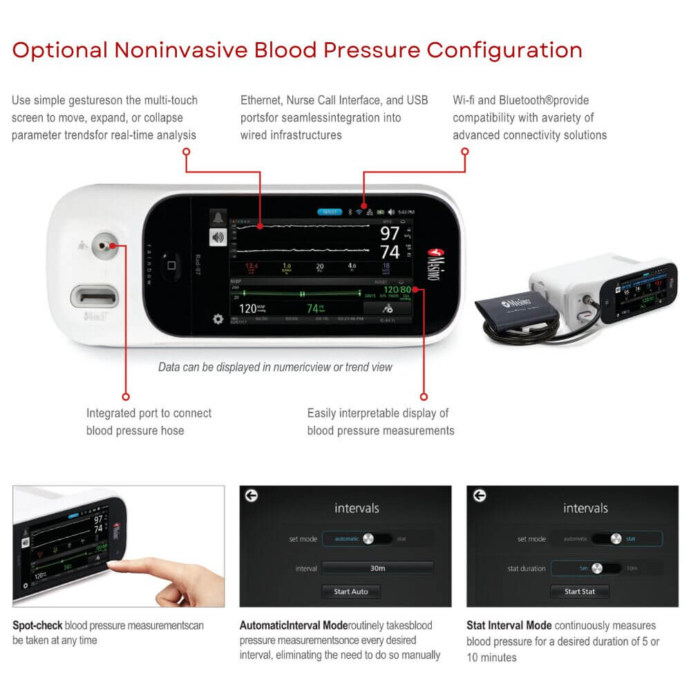 Masimo Rad97 Veterinary Patient Monitor - Infinium Veterinary