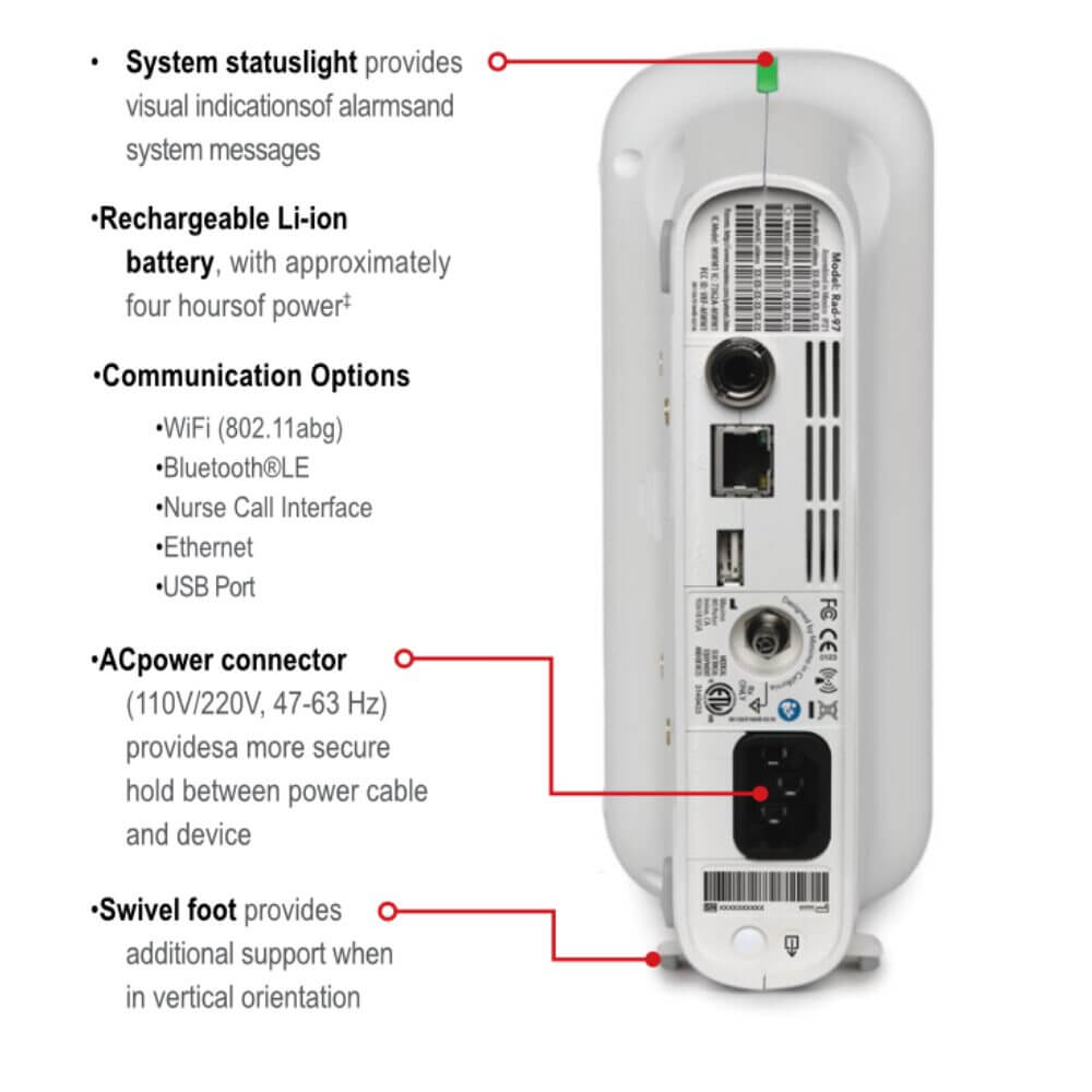 Masimo Rad97 Veterinary Patient Monitor - Infinium Veterinary